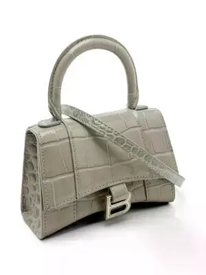 Balenciaga Hourglass Shoulder Bag - Grey