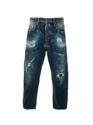 Dsquared2 Paint Splatter Distressed Jeans