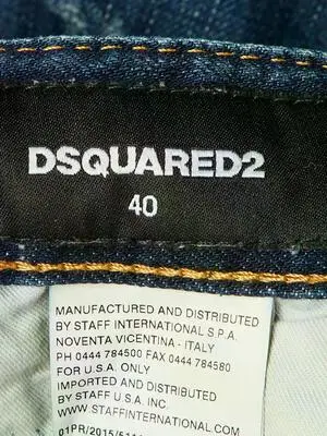 Dsquared2 Paint Splatter Distressed Jeans