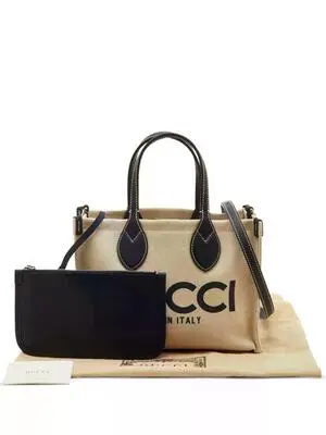 Gucci Canvas Tote Bag - Neutrals