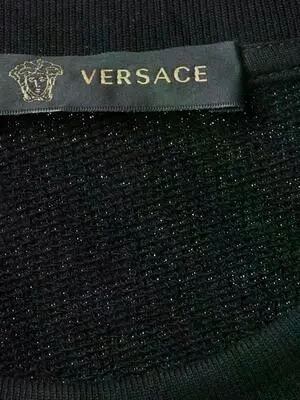 Versace Graphic Print Cotton Sweatshirt