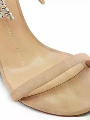 GIUSEPPE ZANOTTI Crystal-embellished Ankle-strap Sandals