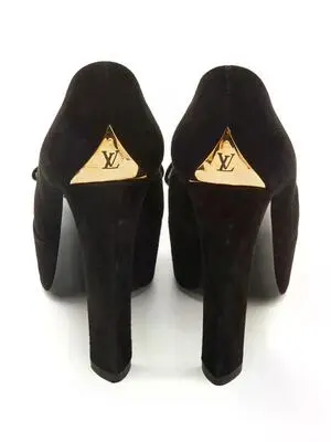 LOUIS VUITTON Peep-toe Platform Pumps