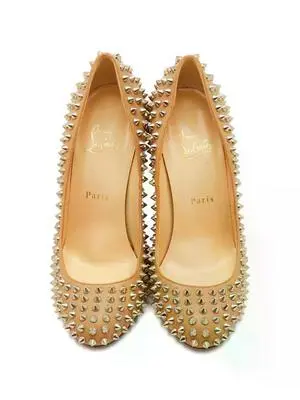 CHRISTIAN LOUBOUTIN Fifi Spikes Heeled Pumps