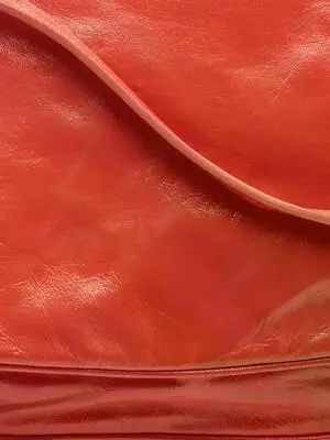 Bottega Veneta Glazed Leather Medium Crossbody Bag