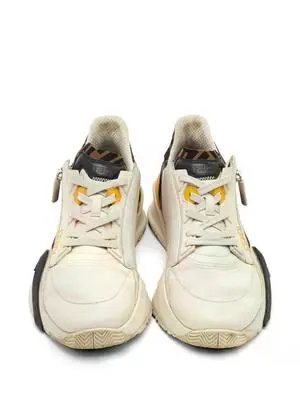 Fendi Flow Zucca Canvas Low-top Sneakers