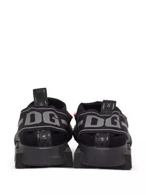 Dolce & Gabbana Logo Patch Slip-on Sneakers