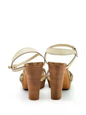 Gucci Leather Platform Sandals