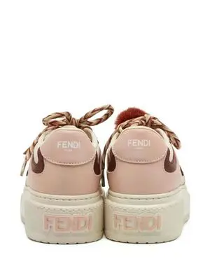 Fendi Match Charm Lace-up Sneakers