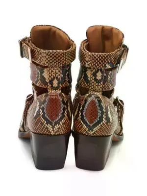 Chloé Rylee Buckle Ankle Boots
