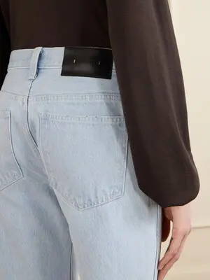 Khaite Farley Straight-leg Jeans In Seneca Wash