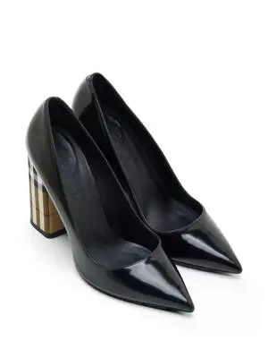 Burberry Block Heel Pumps