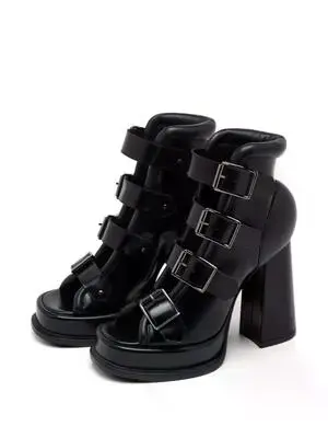 Alexander McQueen Rave Buckled Boots