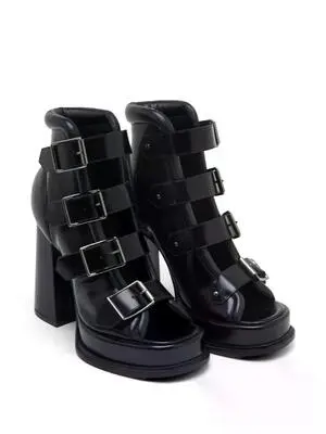 Alexander McQueen Rave Buckled Boots