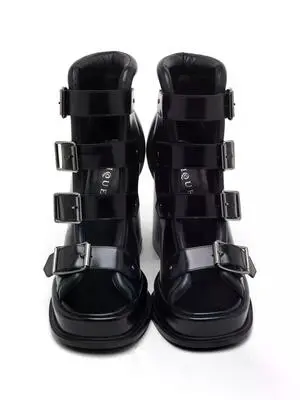 Alexander McQueen Rave Buckled Boots