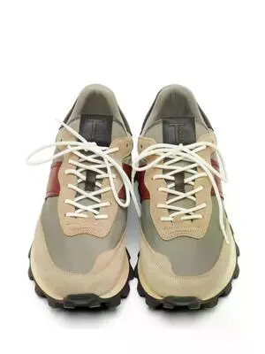 TOD'S Suede And Leather Low-top Sneakers