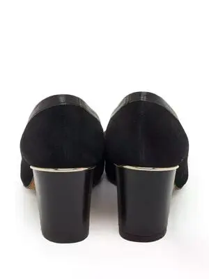 Carolina Herrera Suede Heeled Pumps