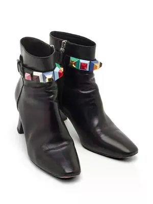 Fendi Studded Ankle Boots