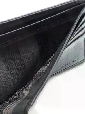 Burberry Pebbled Bi-fold Wallet - Black