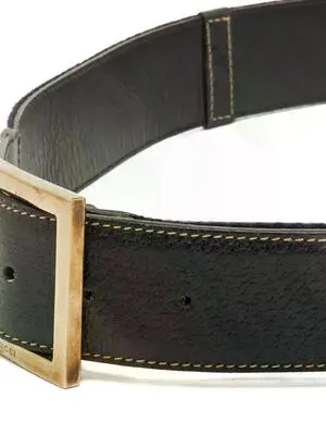 Gucci Web Stripe Buckle Belt