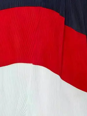 Sandro Plissé Colour-block Shorts