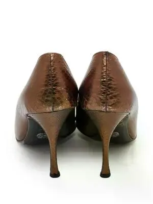 Dolce & Gabbana Snakeskin-embossed Stiletto Pumps
