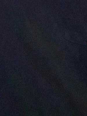 Sacai Striped Mesh-detail Sweater
