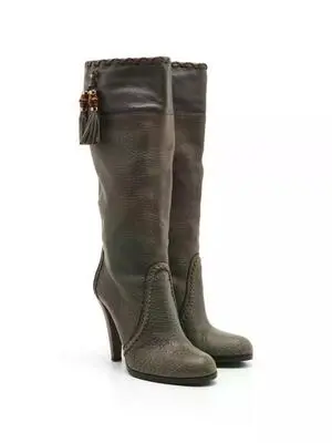 Gucci Bamboo Tassel Detail Boots