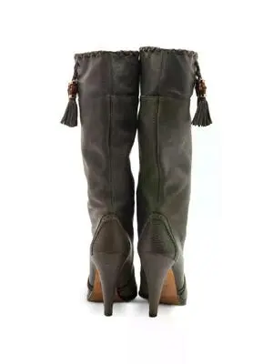 Gucci Bamboo Tassel Detail Boots