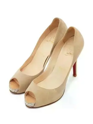 CHRISTIAN LOUBOUTIN Prive Crystal Embellished Pumps