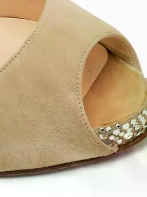 CHRISTIAN LOUBOUTIN Prive Crystal Embellished Pumps