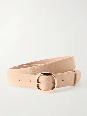 Gabriela Hearst Elster Suede Belt - Neutrals