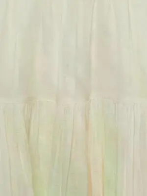 Saint Laurent Patterned Tiered Skirt