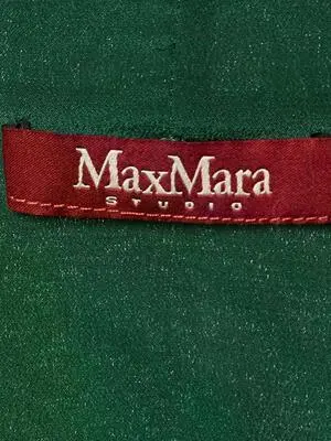 Max Mara Tiered Lace-insert Maxi Dress