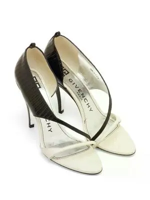 Givenchy Lizard-embossed D'orsay Sandals