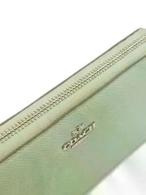 COACH Zip-around Leather Wallet