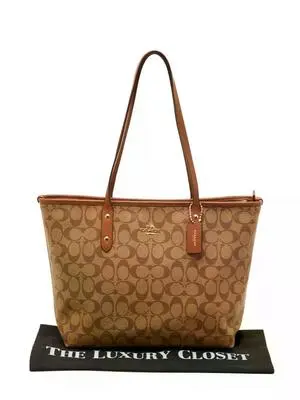 COACH VINTAGE City Leather Tote Bag