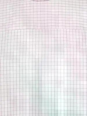 Dries Van Noten Checkered High Neck Blouse