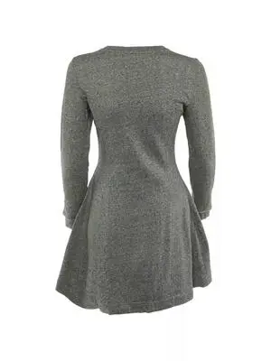 Kenzo Embroidered Crew Neck Sweater Dress