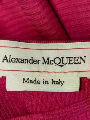 Alexander McQueen Crochet Knit Mini Dress