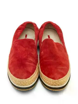 Prada Suede Slip-on Espadrille Sneakers
