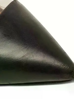 GIANVITO ROSSI Plexi Pointed-toe Heeled Pumps - Black