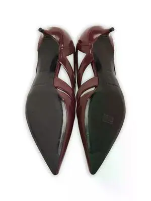 Balenciaga Patent Leather Cut-out Pumps