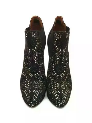 Alaïa Laser-cut Platform Stiletto Boots