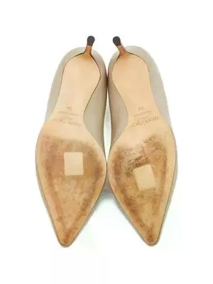 JIMMY CHOO Romy Pointed-toe Leather Heeled Pumps