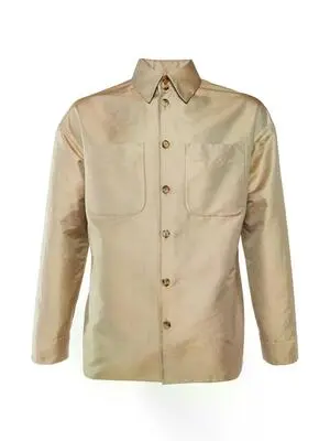 Fendi Button-front Coat With Patch Pockets