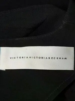 Victoria Beckham Two-tone Long-sleeve Mini Dress