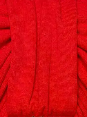 Moschino Strapless Bow Detail Knit Top
