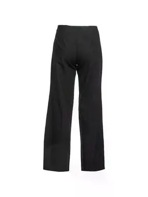 Emporio Armani Wool Wide-leg Trousers