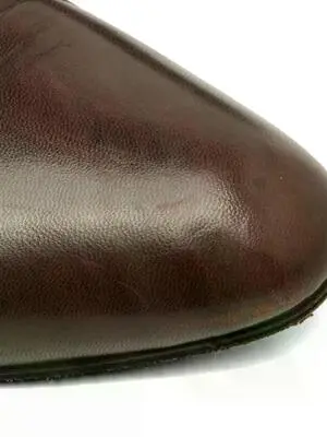 Gucci Buckled Leather Ankle Boots